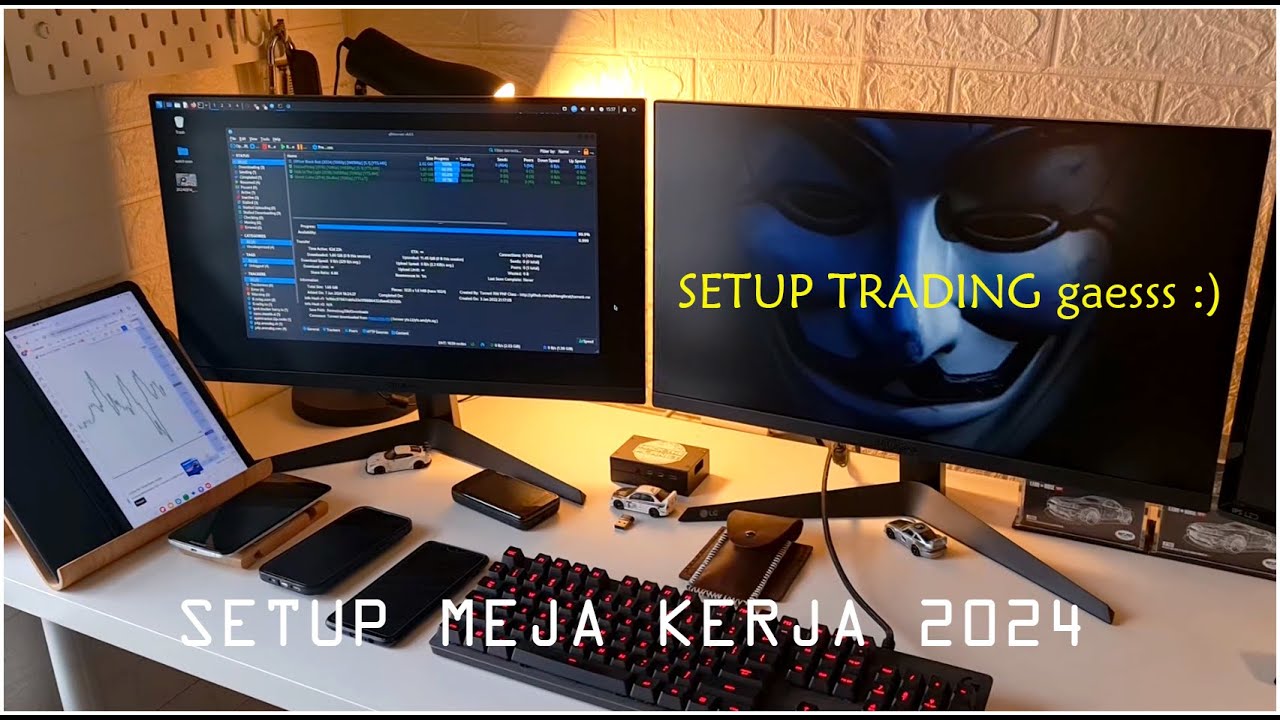 Setup Meja Kerja Terbaru 2024 Setup Full Trading Buat Cari Duit - YouTube