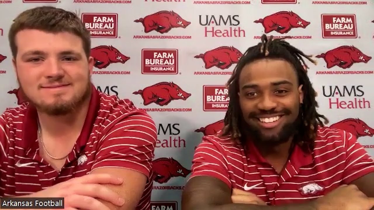 Arkansas' Brady Latham and AJ Green preview Missouri State game and ...