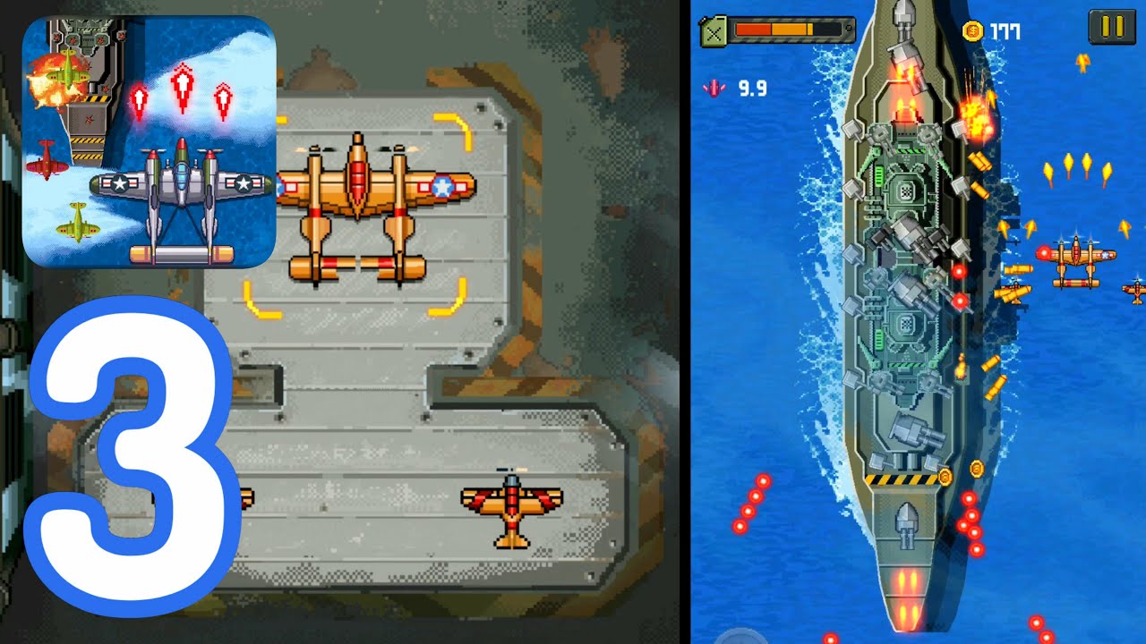 1942 - Juegos De Tiro Clásicos-(Gameplay 3)-Niveles 11-12-13-14-15 ...