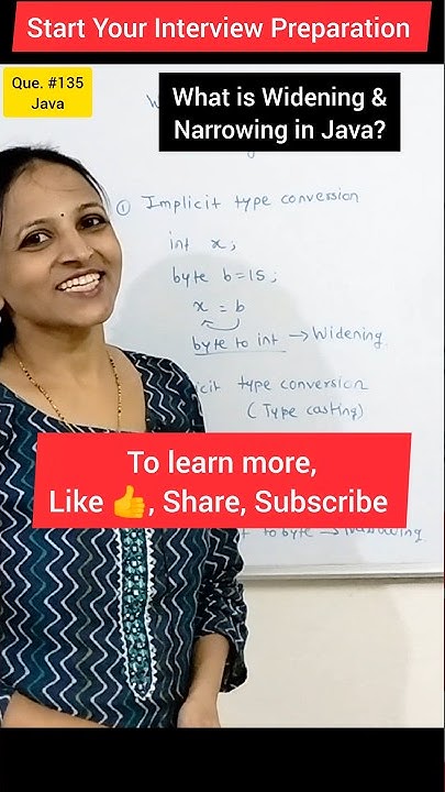 What is Widening & Narrowing in Java #shorts #youtubeshorts #viral ...