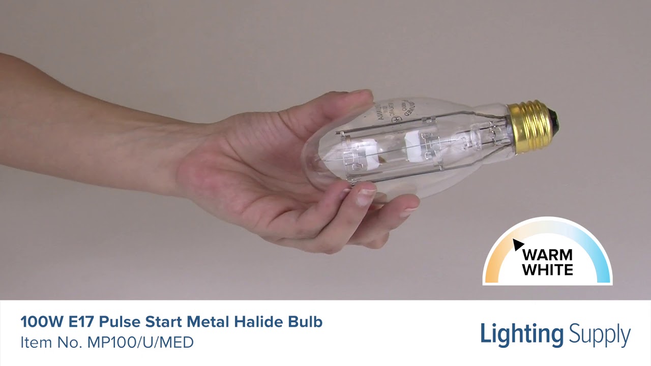 Sylvania 100W Pulse Start Metal Halide Bulb (MP100/U/MED) - YouTube