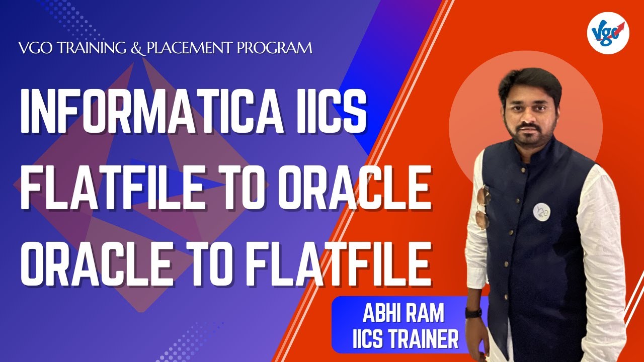 Informatica Iics Flatfile To Oracle Oracle To Flatfile Oracle