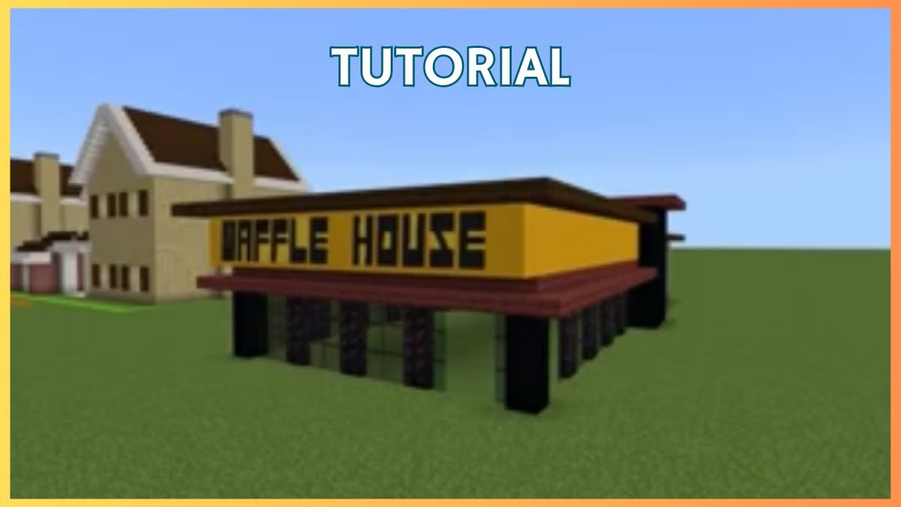 Minecraft Tutorial: How To Make Waffle House! (New Version) - YouTube