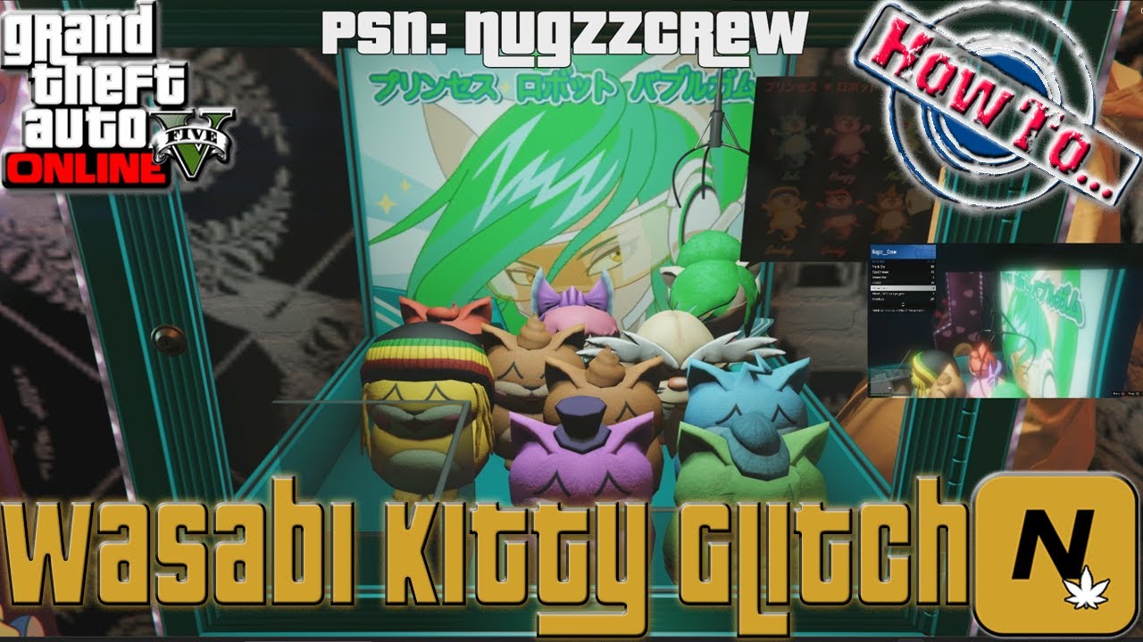 Grand Theft Auto V Online: Wasabi Kitty Glitch - YouTube