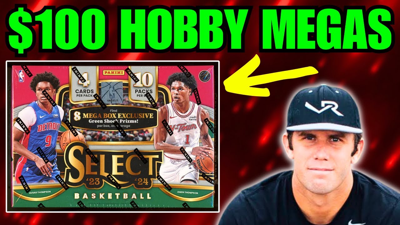 ARE THESE $100 HOBBY MEGA BOXES WORTH IT?! 2023-24 Select Hobby Mega ...
