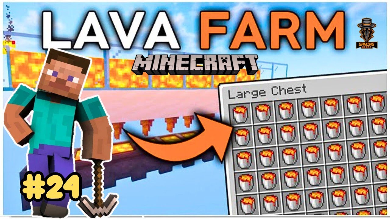 🔥UNLIMITED LAVA FARM IN MINECRAFT | Beast Kingdom #24 - YouTube