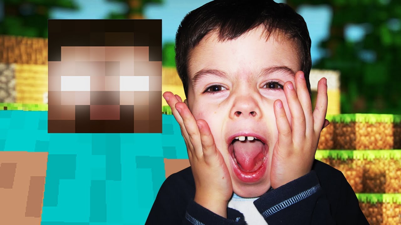 8 Year Old TROLLED in Minecraft (Herobrine) - YouTube
