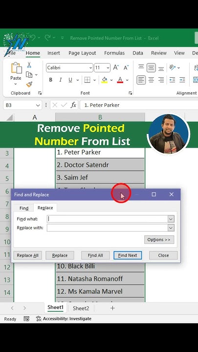 Hidden Excel Feature: REMOVE Numbers Points from Lists 😮 Excel Tutoring ...