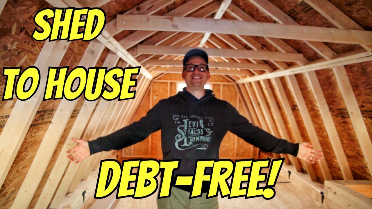 12x20 Off-Grid Shed to House Tour 2024 Update - YouTube