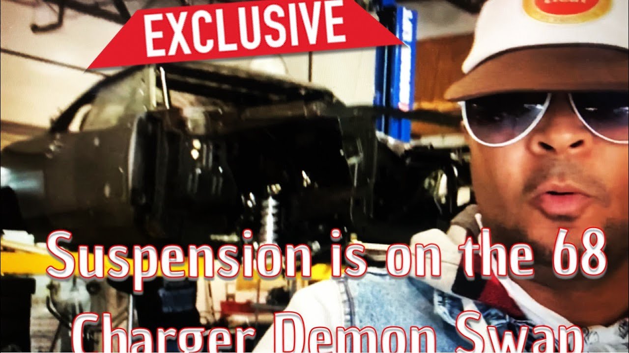 DODGE DEMON SWAP 1968 DODGE CHARGER NEW SUSPENSION IN VLOG 062 PART 3 ...