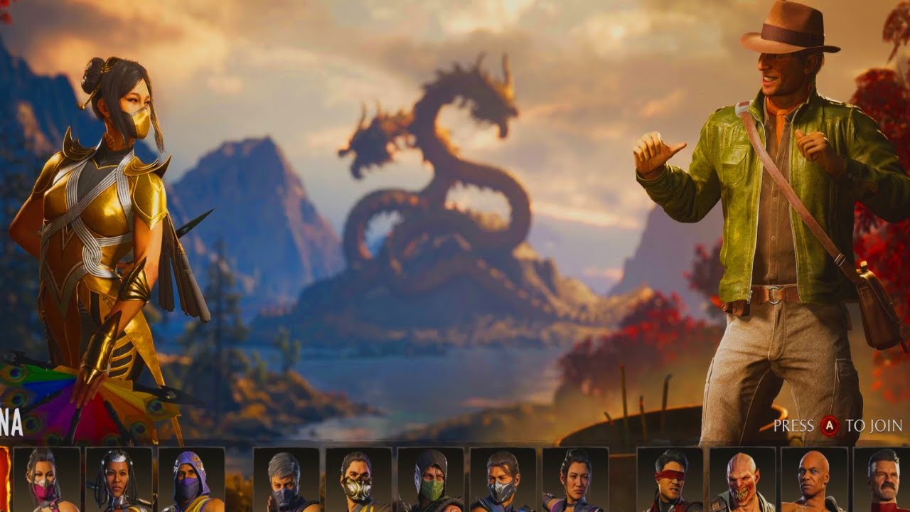 MK1 All Johnny Cage nicknames for Outworld Royal Family - YouTube