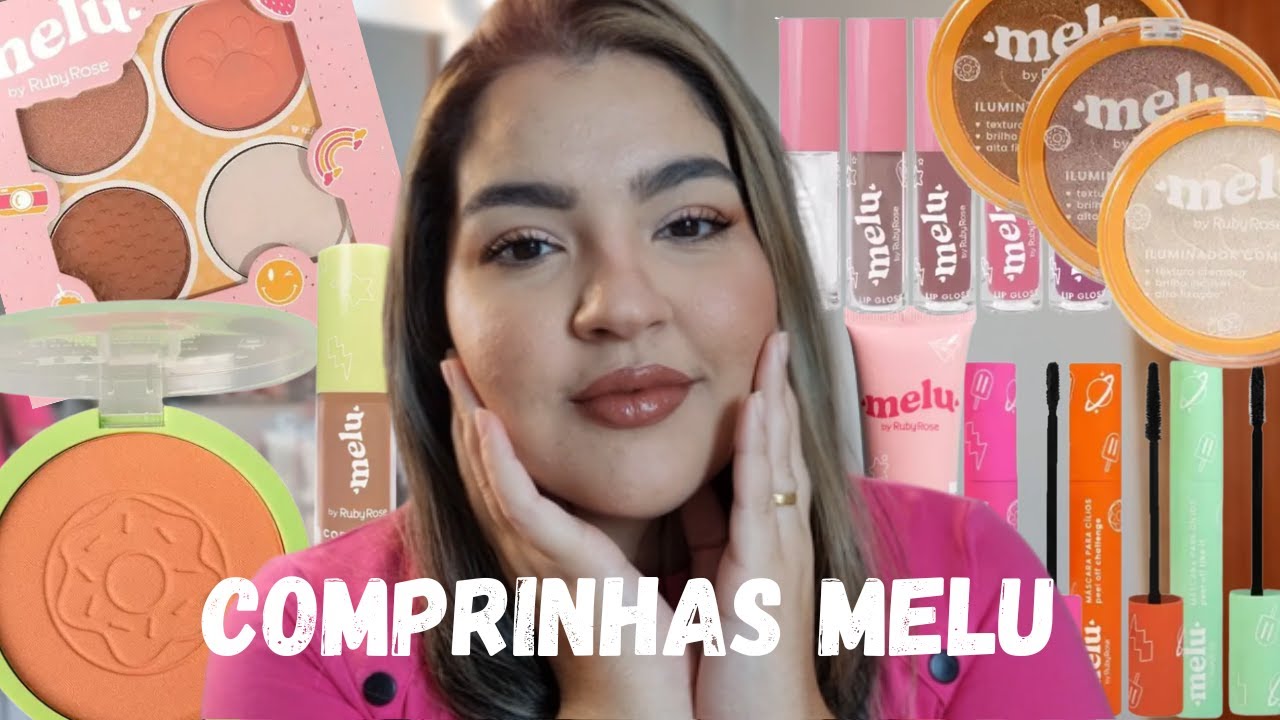 COMPRINHAS DAS MAQUIAGENS MAIS VIRALIZADAS DA LINHA MELU DE RUBY ROSE ...