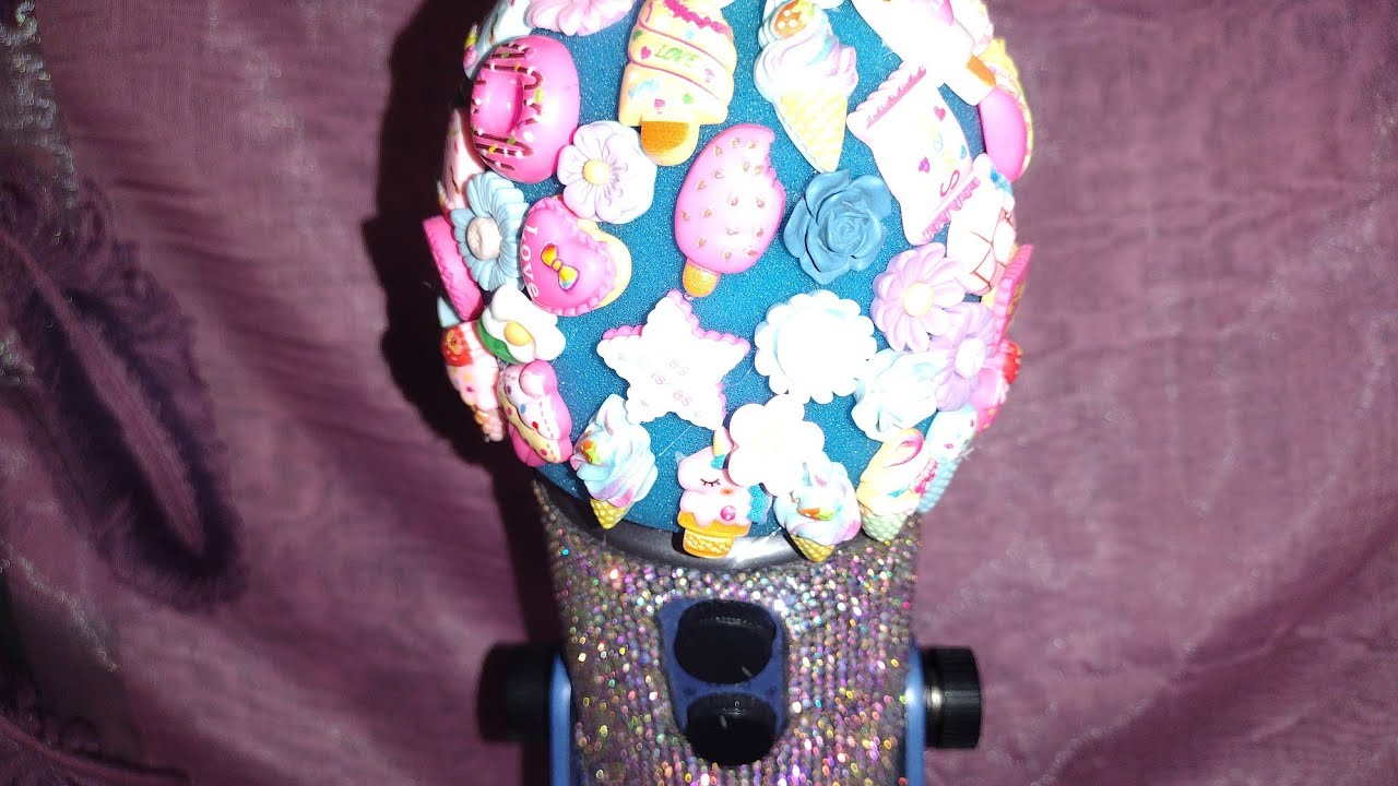 ASMR 🍭🍦🍬🍩 Deputing Sweet Treats Mic Cover 🎙️ (No Talking) - YouTube