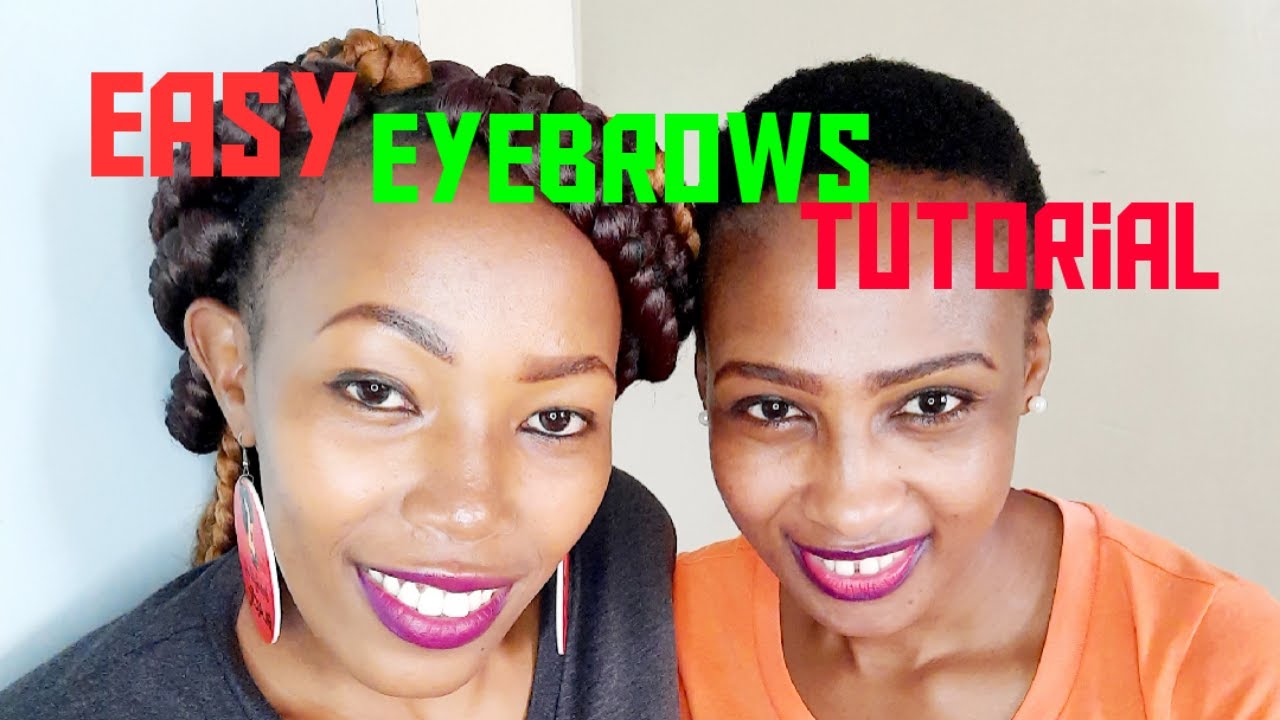 How to draw your eyebrows for beginners//Easy eyebrows tutorial and ...