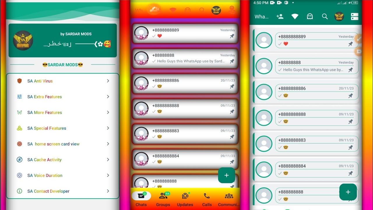 GB FM YO new whatsapp Version 2.23.21.88 aunty bombing Wh letting ...