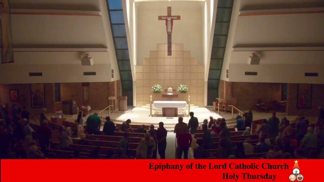Holy Thursday Mass Live Stream April 17, 2025 - YouTube