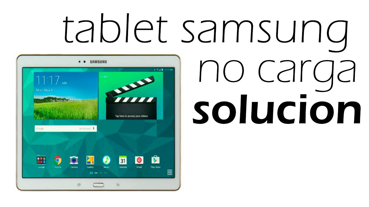 tablet samsung no carga, pero muestra cargando, despegar bateria ...