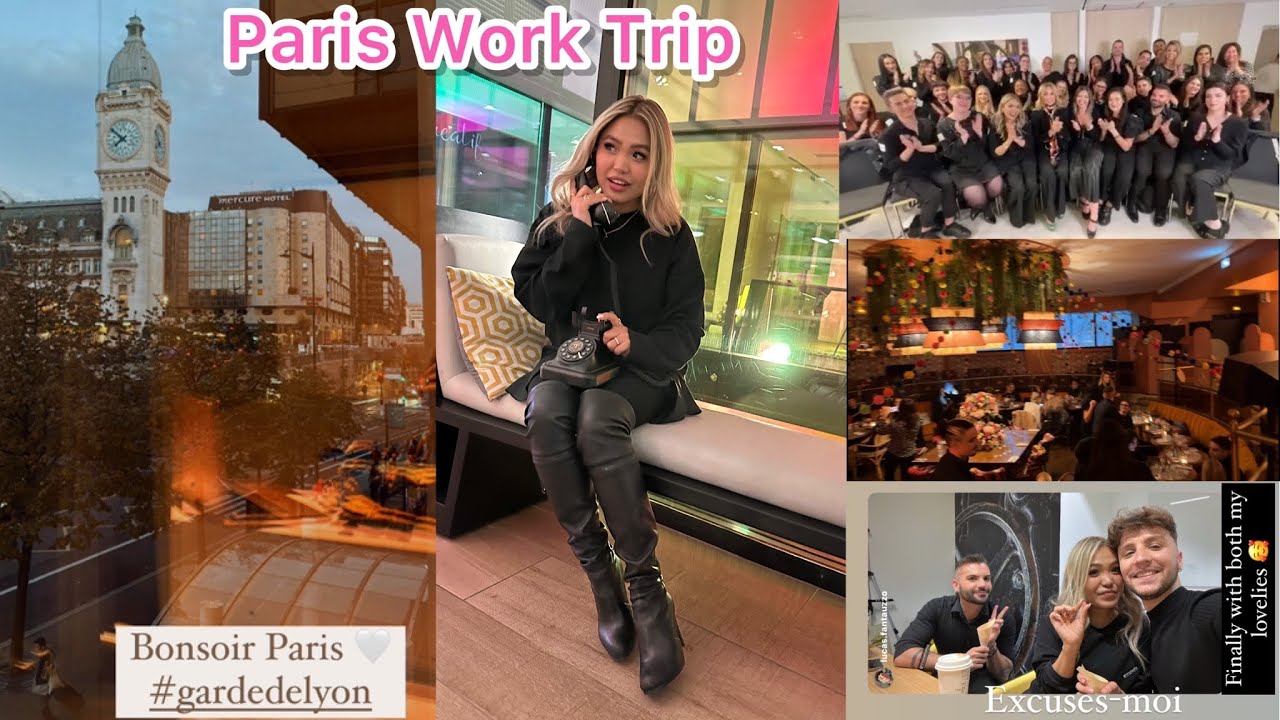 Paris Work Trip | Vlog | LivingTiasLife - YouTube
