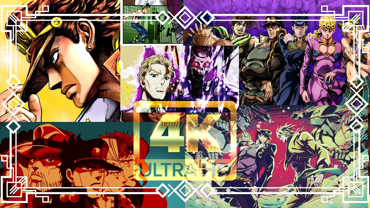 JoJo's Bizarre Adventure - All Openings / Intros | 4K 60FPS - YouTube