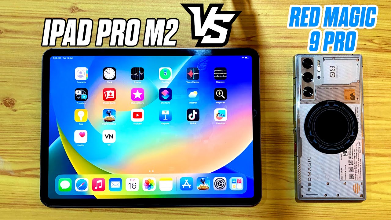 RED MAGIC 9 PRO VS IPAD PRO M2 PUBG TEST 🔥 WHICH DEVICE IS BEAST 🔥 LETS ...