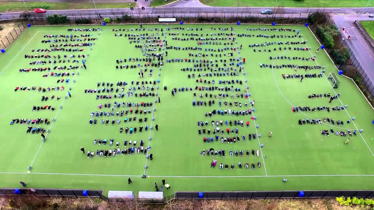 Bangor Academy and Sixth Form Guinness World Record Attempt - YouTube