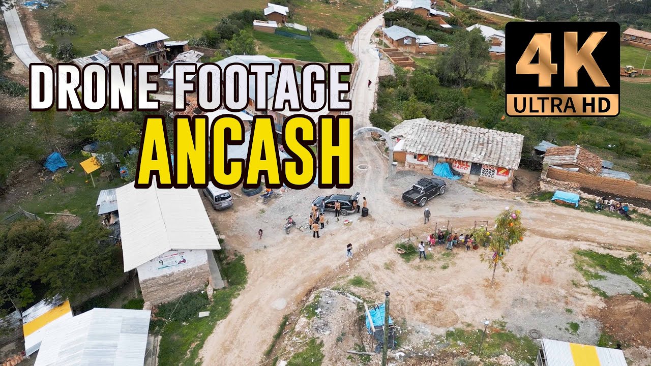 【4K】🌎 Huacachi, Ancash: Un impresionante recorrido con drone de la ...