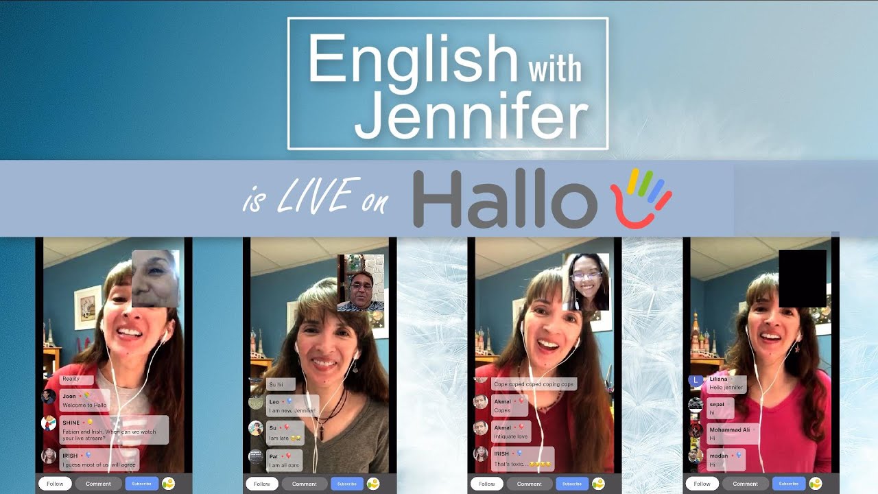 Get English Conversation Practice on Hallo 📱 Speak with Jennifer - YouTube