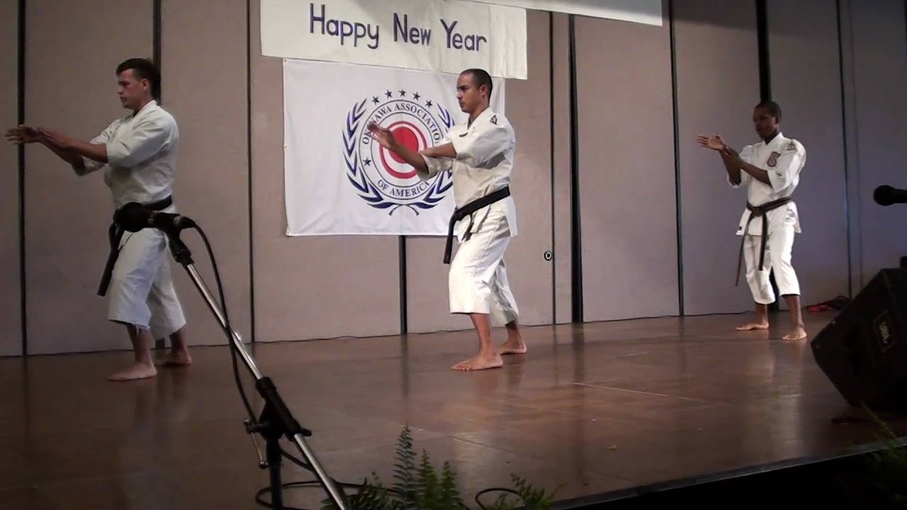 Shozen Martial Arts-Okinawan Demo 2 - YouTube