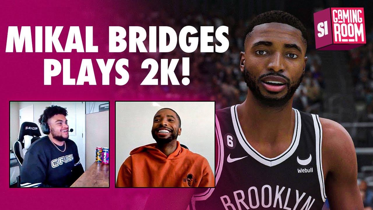 Mikal Bridges Comes Through To Play NBA 2K | Gaming Room - YouTube