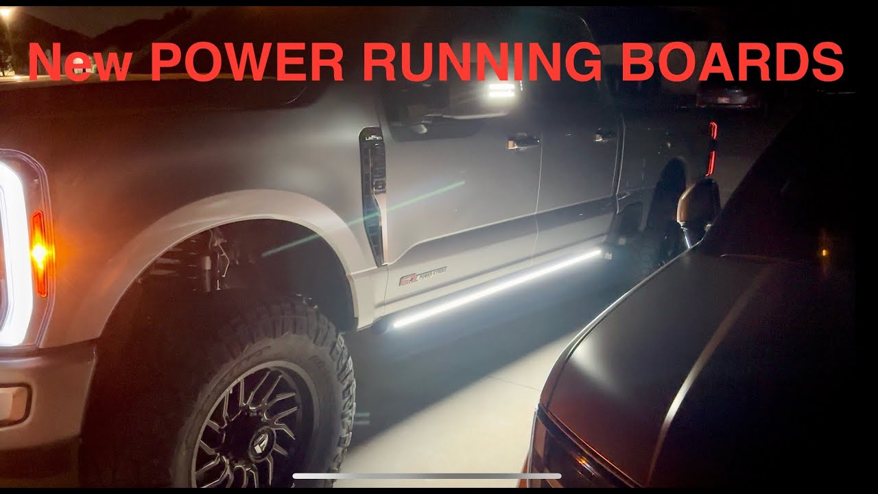 BEST POWER RUNNING BOARDS..WITH LIGHTS! BOOST AUTO LUMASTEP M2 - YouTube