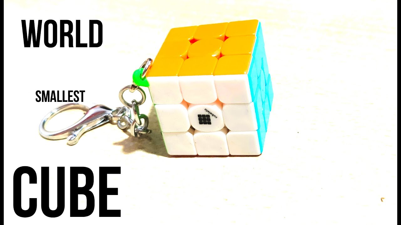 WORLD SMALLEST 3X3 MINI CUBE AVERAGE OF ME - YouTube