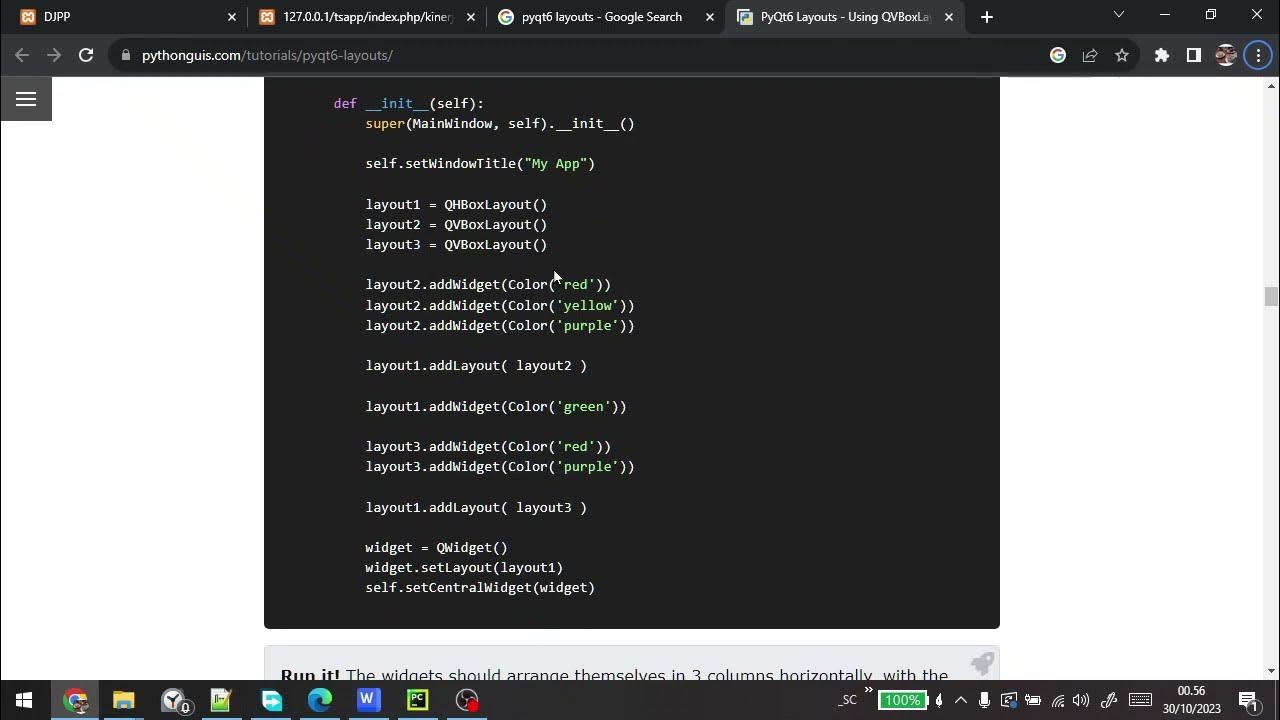 PYQT: Manipulasi Label dan Layout - YouTube
