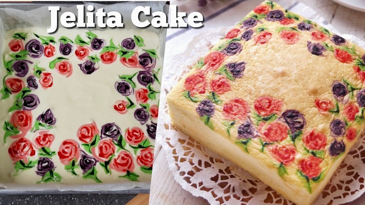 CARA MEMBUAT JELITA CAKE LEMBUT HANYA 3 TELUR DAN CARA MEMBUAT MOTIF ...