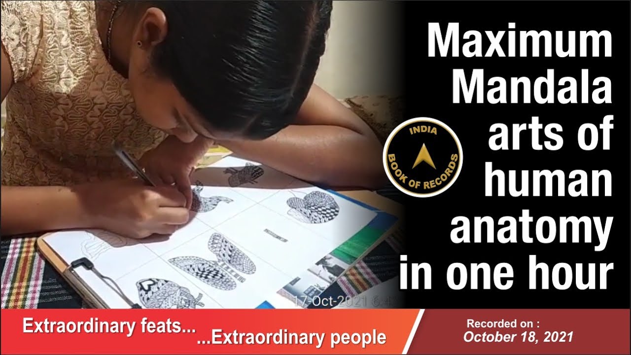Maximum Mandala arts of human anatomy in one hour - YouTube