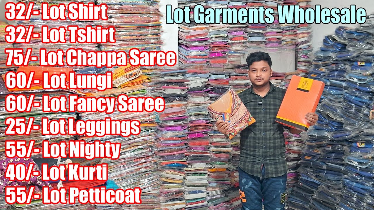 25/- Lot Garments, Lot Shirt, Lot Tshirt, Lot Chappa Saree, Lot Nighty ...