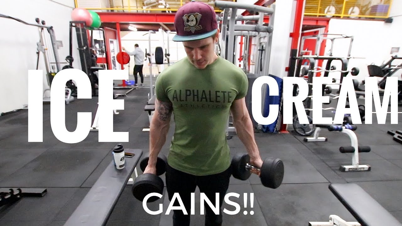 ICE CREAM GAINS...WHAT!? | A DAY IN THE THUG LIFE PART 2 | THE BARBELL ...