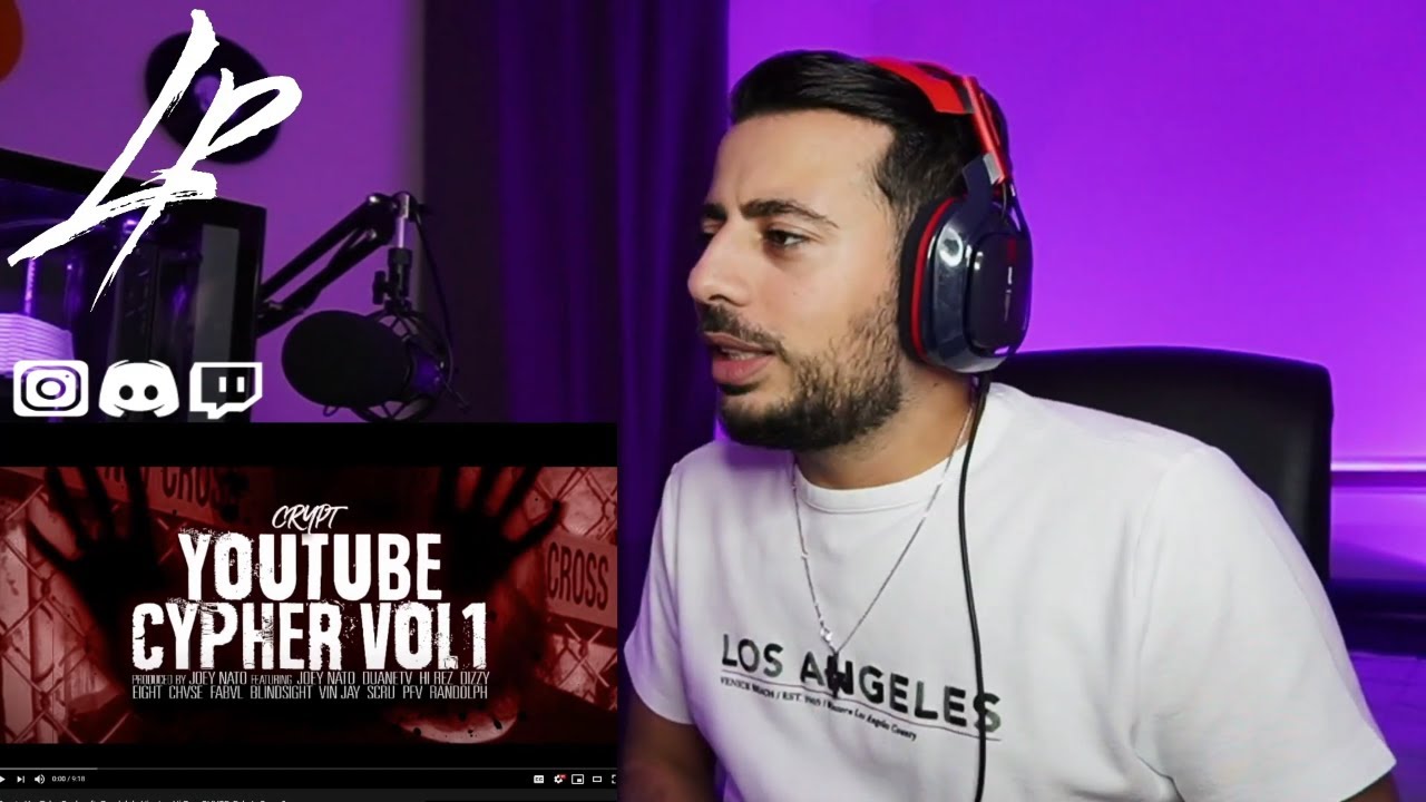 Crypt - YouTube Cypher Vol. 1 *Reaction* | Youtube Rappers go this on ...