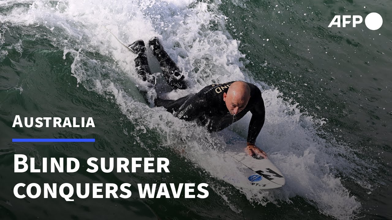 Blind surfer Matt Formston: conquering the world's biggest waves | AFP ...