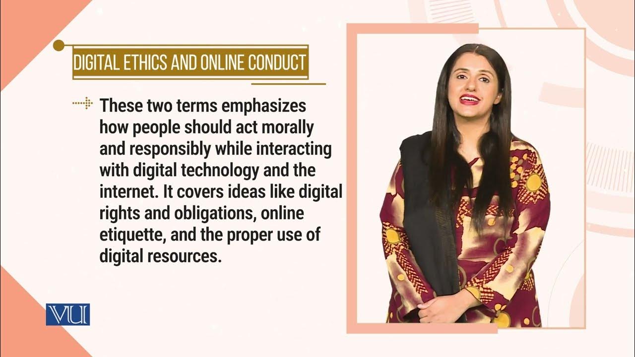 Digital Ethics & Online Conduct | Introduction to eLearning & Teaching ...