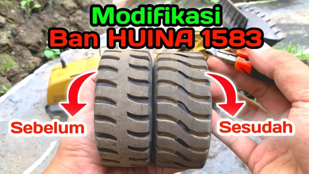 Modifikasi Ban HUINA 1583 | Cara Ukir Ban HUINA 1583 - YouTube