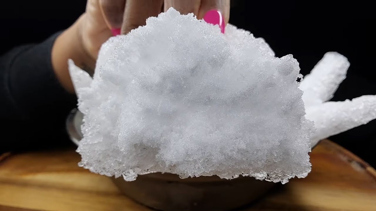 SHAVE ICE STICKS & PILE OF FREEZER FROST | #iceeating #asmr #asmrice ...