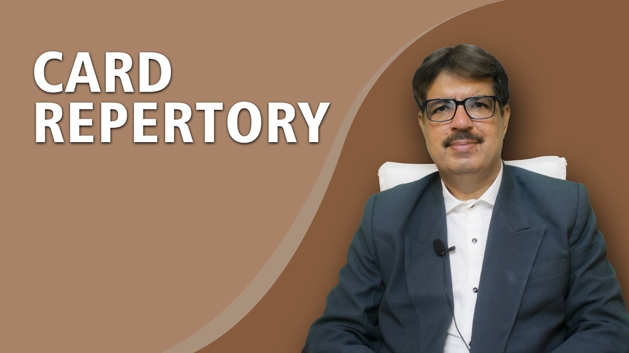 CARD REPERTORY | EXPLAIN BY DR.KEDARNATH A. LONGANI (M.D.HOMOEOPATH ...