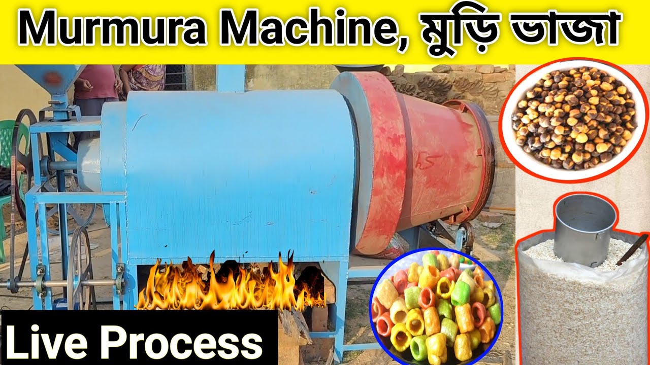 Muri/Puffed Rice making machine, New business Idea for 2024, Small ...