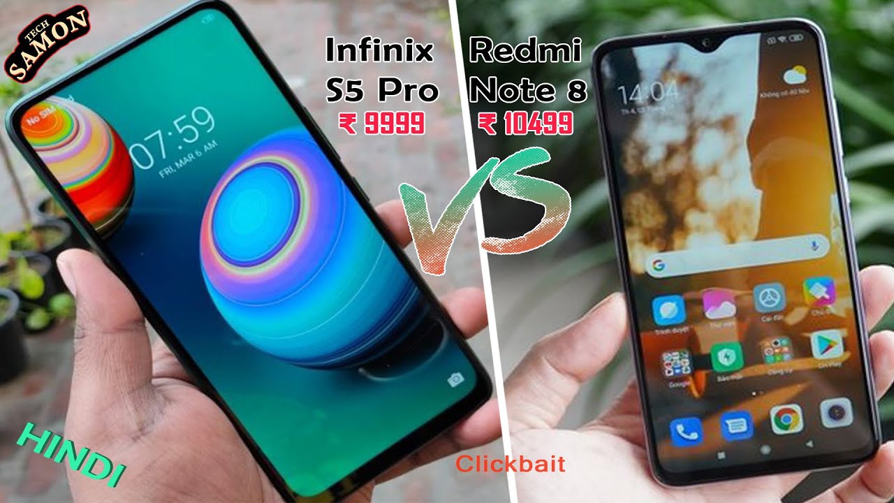 Infinix S5 pro vs Redmi note 8 unbiased comparison.[Must watch] - YouTube