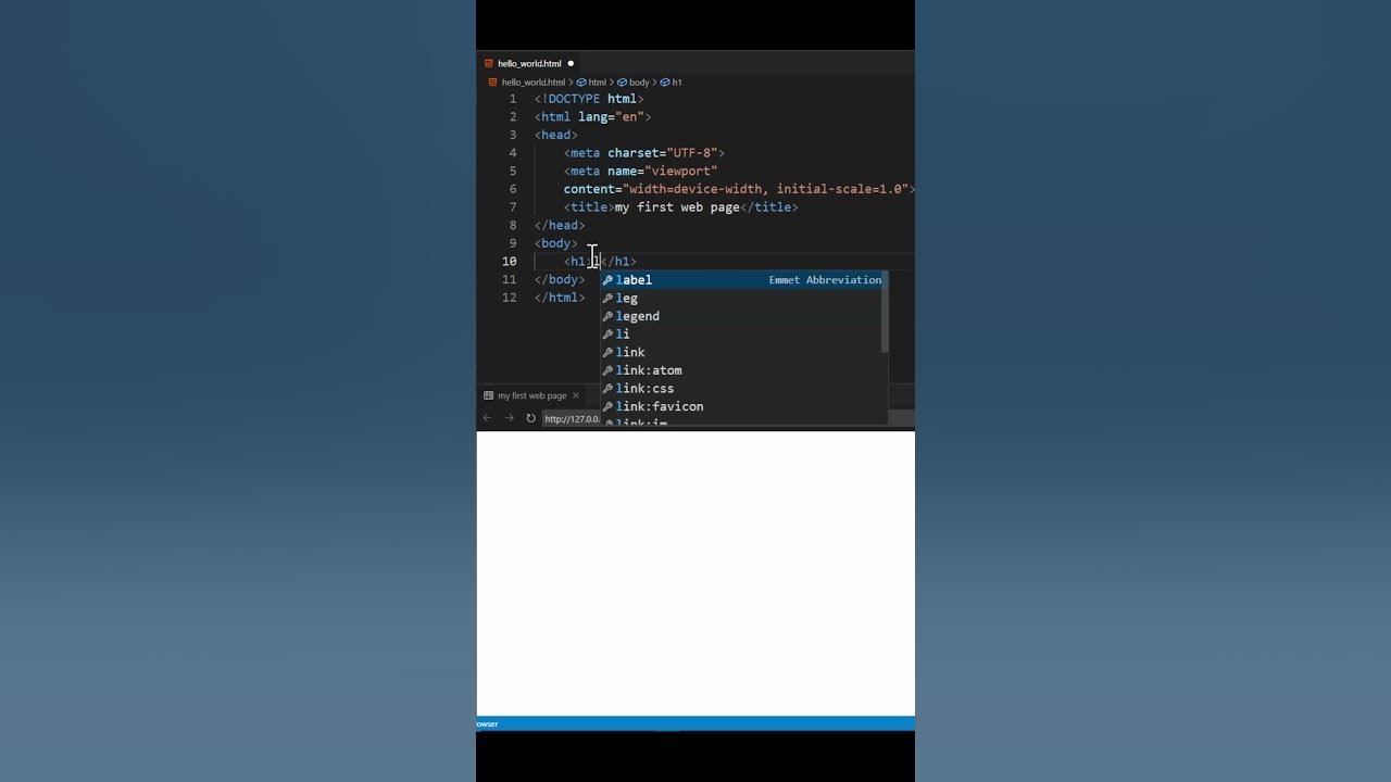 How To Write Your First Html Program In 30 Seconds Design And Development Mswminthn Youtube
