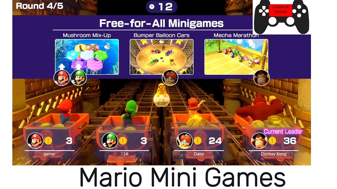 Mario Mini Games - YouTube