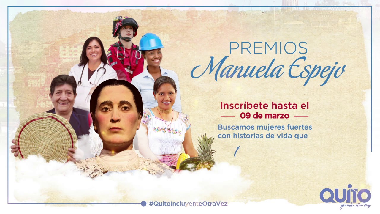 Inscríbete y postula para el Premio Manuela Espejo - YouTube
