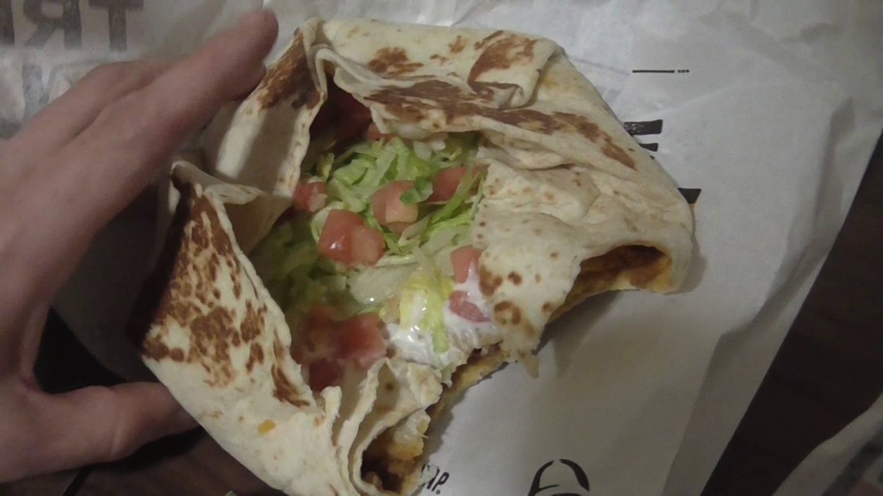 Taco Bell Triple Double CrunchWrap Box!! Mukbang Tryout!! Fast Food ...