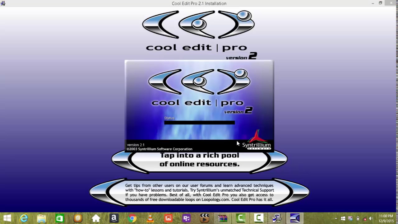 Cara Install Software Cool Edit Pro 2 1 - YouTube