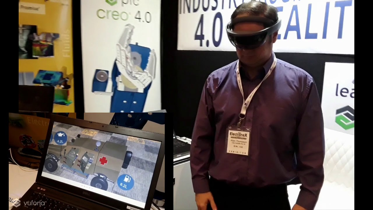 LEAP Australia demonstrates Augmented Reality using Hololens at ...